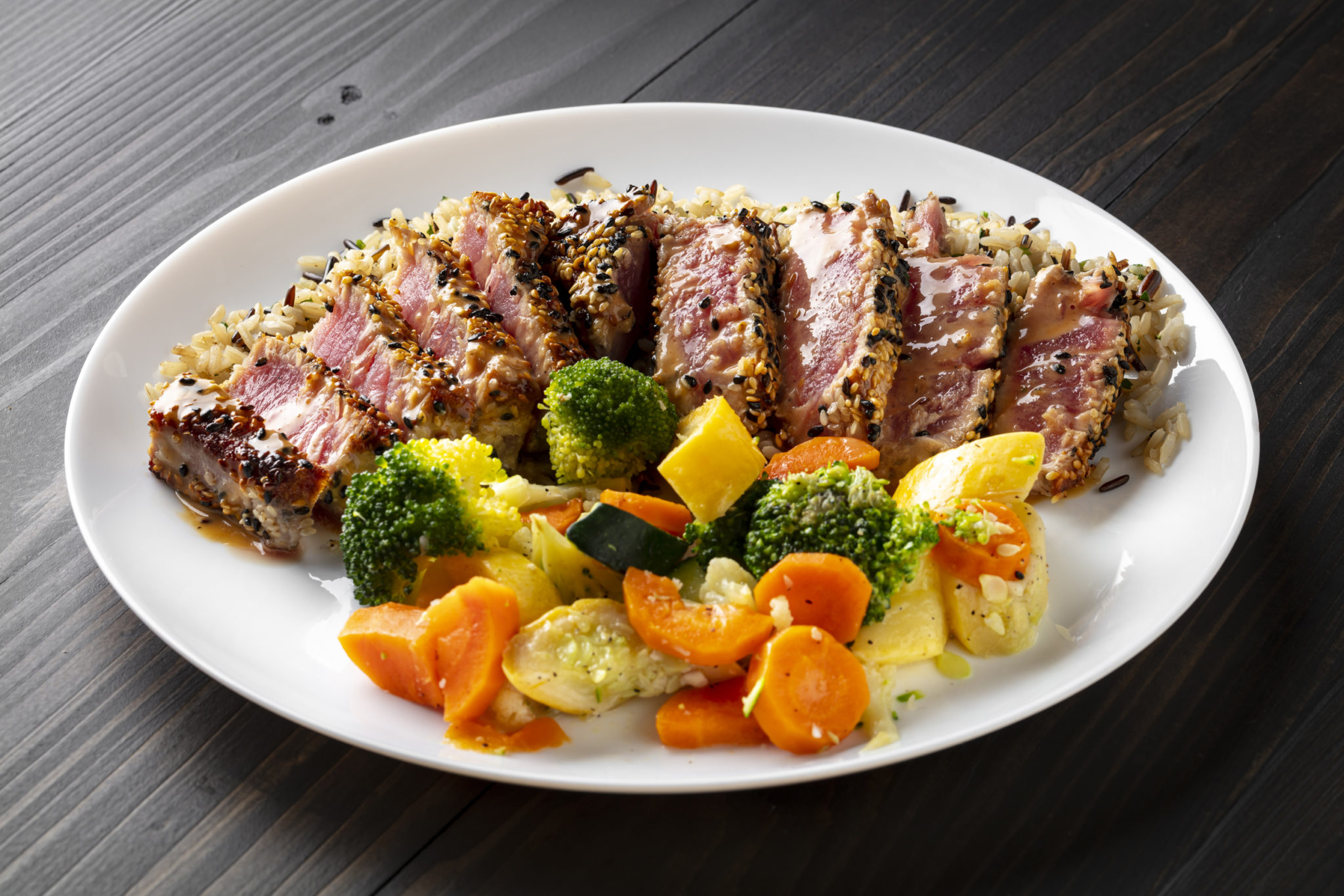 SESAME CRUSTED AHI DINNER - Brookfields
