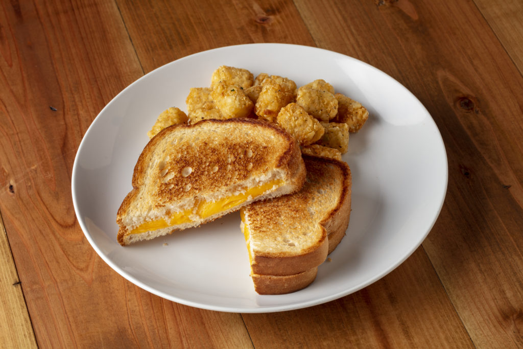 GRILLED CHEESE WITH TATER POPS | KIDS - Brookfields